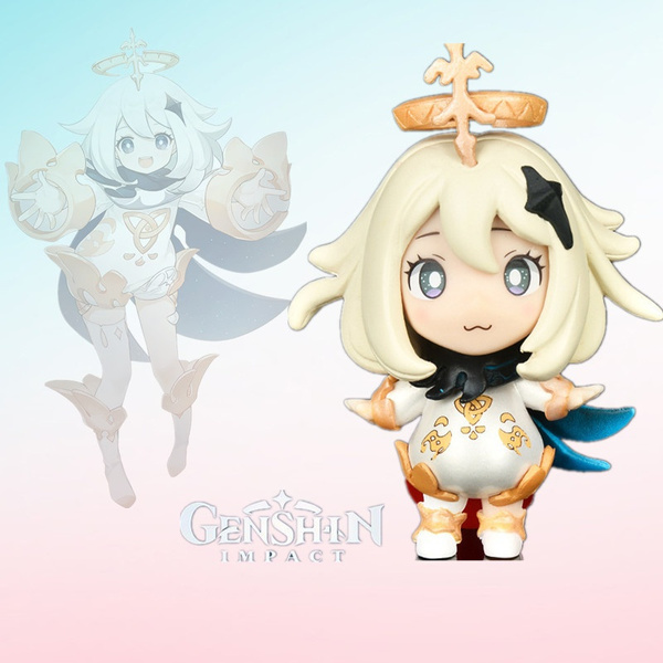 Genshin Impact Figure Cosplay Cute Static Paimon Model Anime Game ...