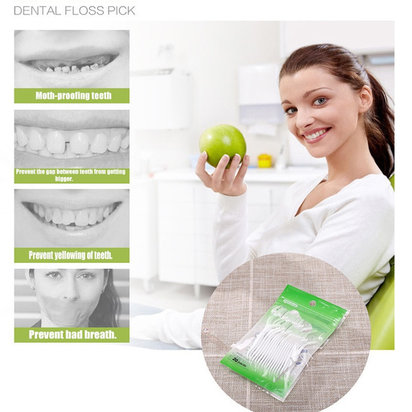 20/30/50pieces Macromolecule Care Floss Dental Floss Interdental Brush ...
