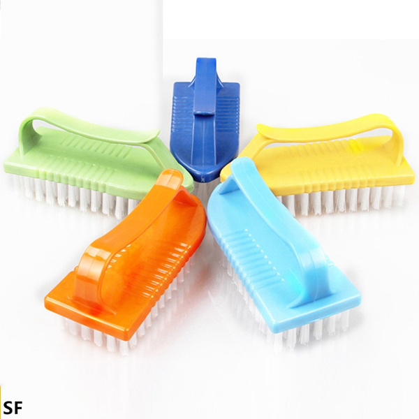 Small brush plastic bristle brush with handle Washing brush cleaning ...