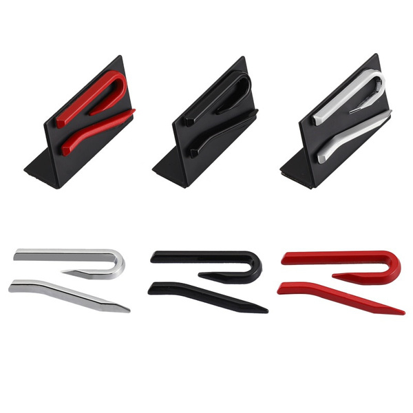 Car Sticker R Racing Logo Emblem Decals Front Hood Grille for 2020 Golf ...