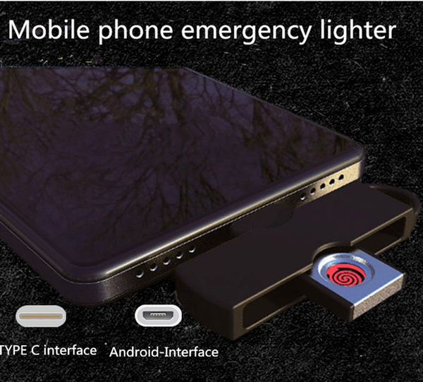 Cigarette igniter Mini double-sided rechargeable lighter Electronic ...