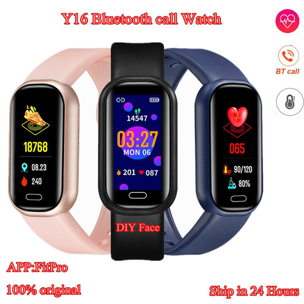 Smart Watch Bluetooth Call Heart Rate Monitor Tracker Waterproof ...