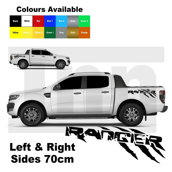 New Brand Ford Ranger Raptor Style Graphics Stickers Decals WildTrak ...