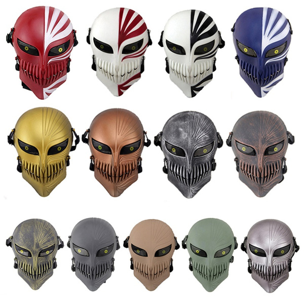 Airsoft Death Ichigo Kurosaki Bleach Skull Mask Military Tactical ...