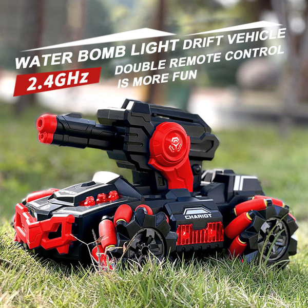 Water bomb car tank armored car watch remote control drift car ...