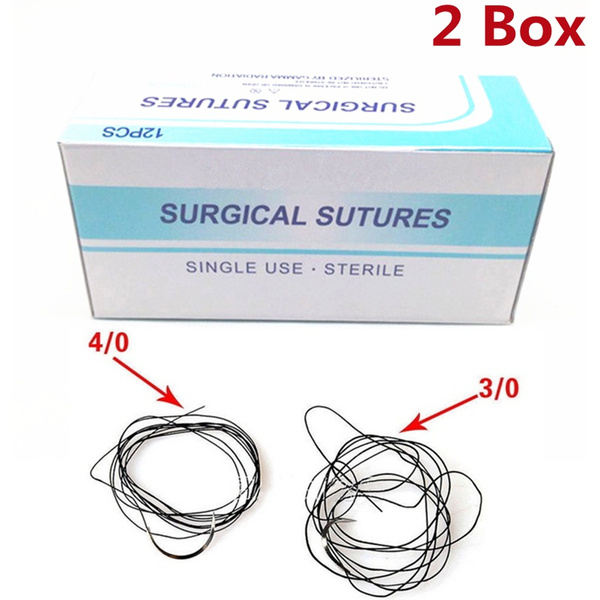 2 box Dental Surgical 4/0 & 3/0 Suture Silk Braided Non Absorbable ... 2 box Dental Surgical 4/0 & 3/0 Suture Silk Braided Non Absorbable ...