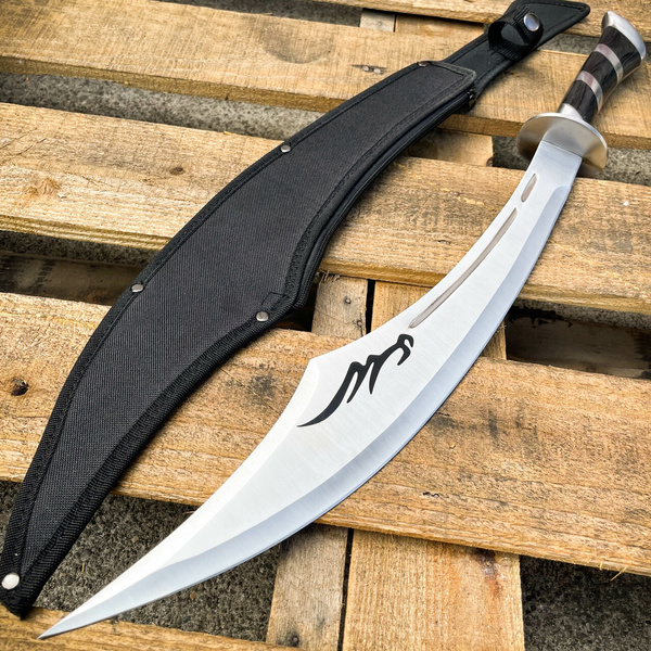 25" Aladdin Style Arabian Scimitar Sword Prince Persia Pirate Cutlass ...