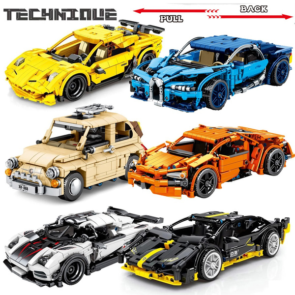 Creator City Block Race Car Model Set Racing Car Building Brick High ...