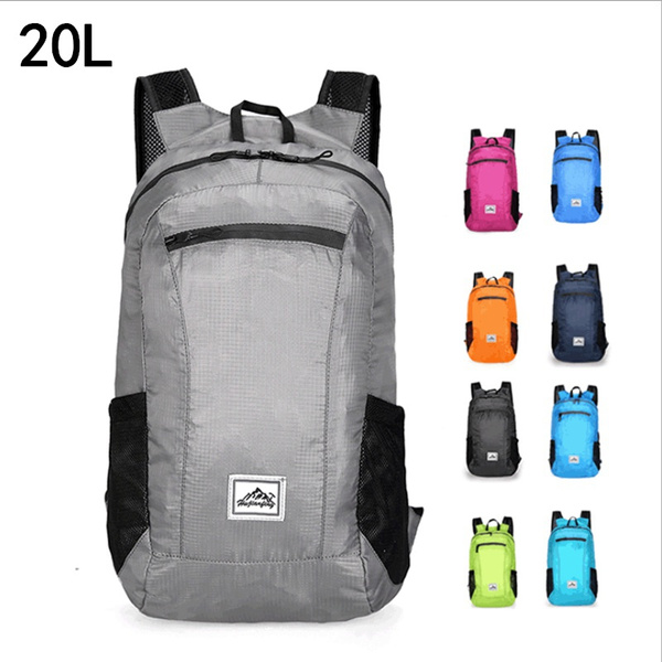 20L Lightweight Portable Foldable Backpack Waterproof Backpack Folding ...