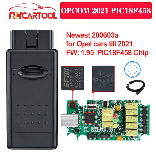 OBD2 OPCOM Profession 200603a with FTDI FT232RQ PIC18F458 Chip for Opel ...