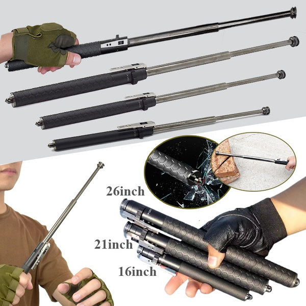 Alloy Steel Telescopic Stick Automatic Spring Self-defense Pen Outdoor ...