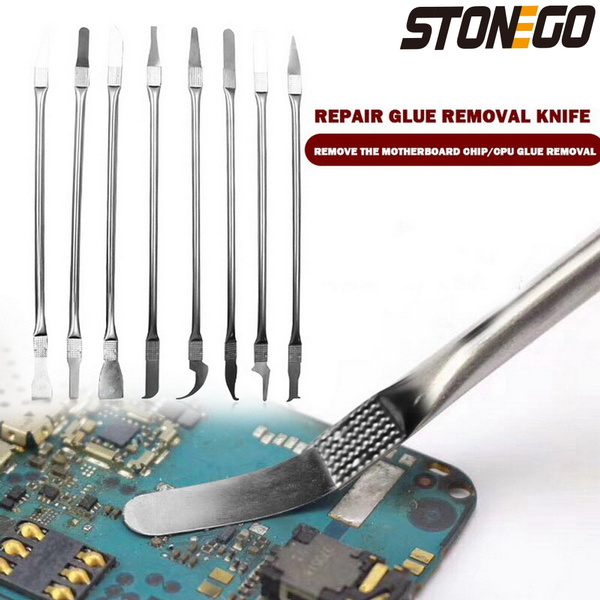 8 in 1 IC Chip Repair Thin Tools Set CPU Metal Remover Burin To Remove ...