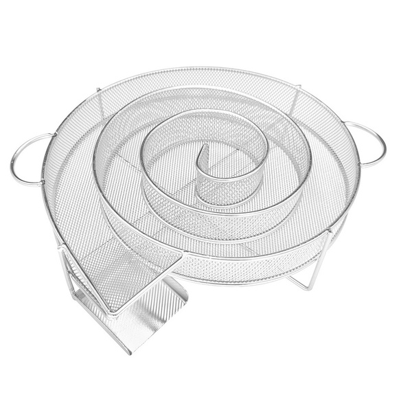 Stainless Steel Round Smoked Net Basket Cold Smoke Generator BBQ Smoked ...