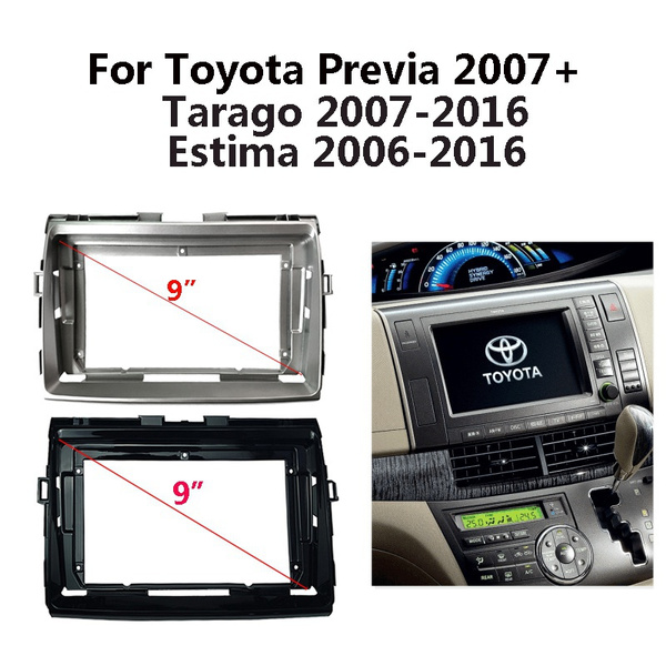 Double Din Car Radio Fascia For Toyota Previa/Estima/Tarago Auto Stereo ...