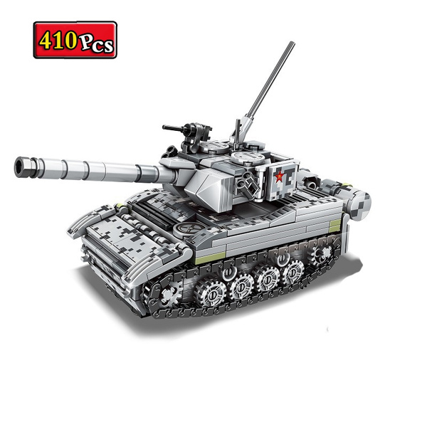 Military Series World War II 99A Main Battle Pull Back Tank MOC Model ...