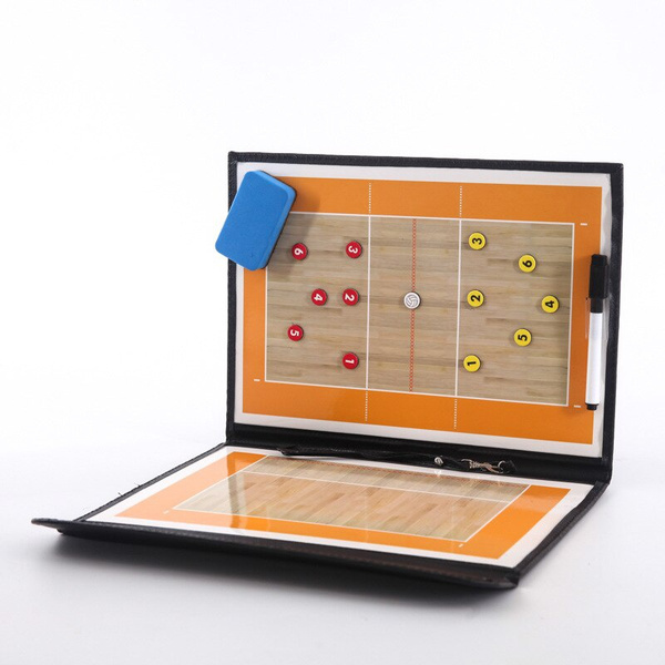 New Foldable Volleyball Board Coaching Volleyball Tactic Board Magnetic ...