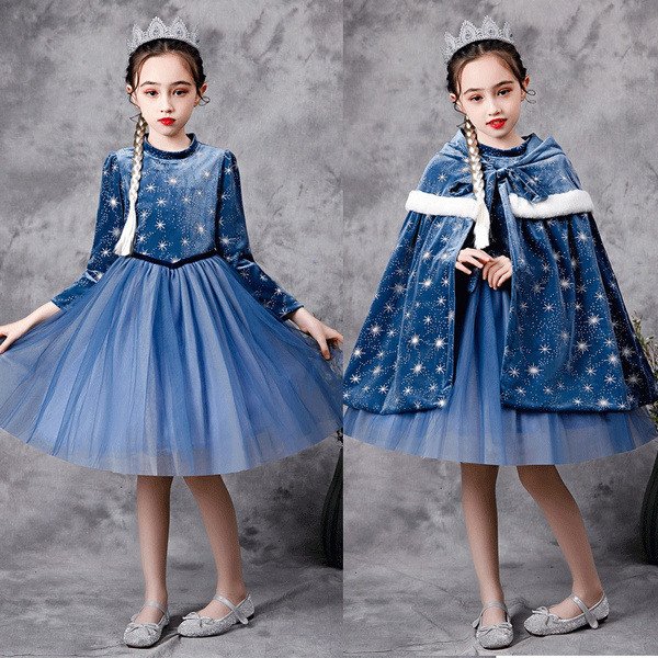 Little girl princess dress Cosplay party princess dress girl cartoon ...