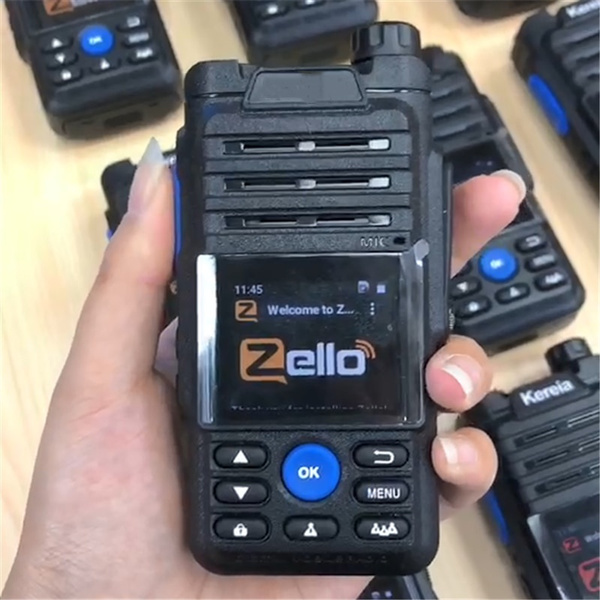 Free Earphones 6800mAh Zello 4G Network Walkie Talkie Gps Bluetooth POC ...