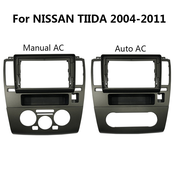 Car Radio Fascia For NISSAN TIIDA 2004-2011 Auto Stereo Double Din Head ...