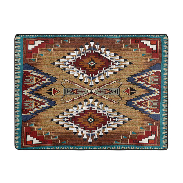 Southwest Native American Inspired Tribal Carpet 63 X 48 In | Wish