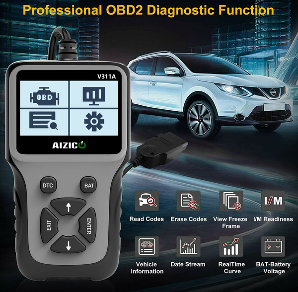 2022 NEW Multi-purpose vehicle Automotive Code Reader OBD2 Scanner Car ...