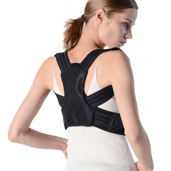 Adjustable Posture Corrector Back Support Shoulder Back Brace Posture ...