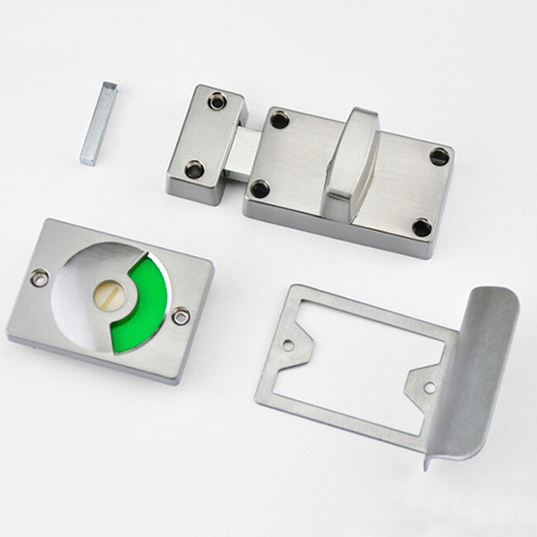 Bathroom Toilet Door Turn Bolt Latch Lock Privacy Safety Vacant Lock ...