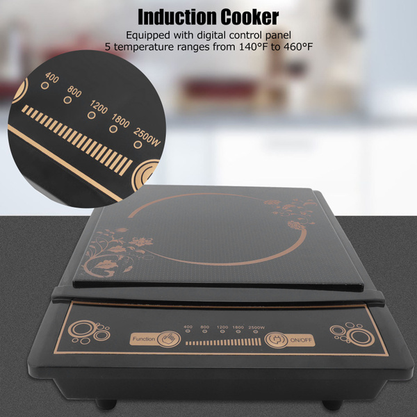 1500W Induction Cooktop Cooker Countertop Hot Plate Stove Induction Hob ...