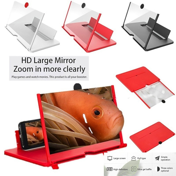 12inch Universal Pull-out Mobile Phone Screen Magnifier 3D HD Screen ...