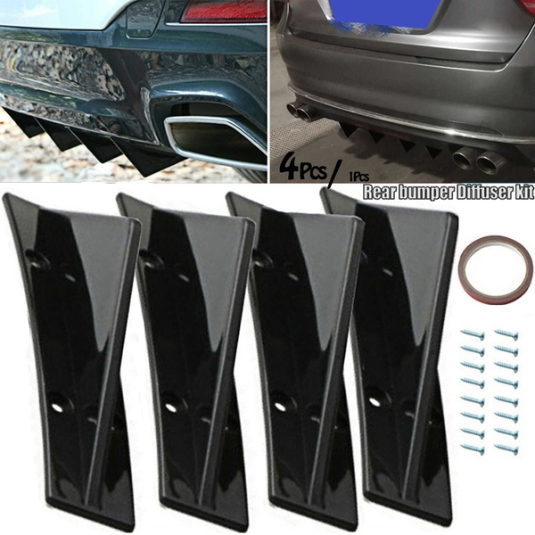 New Universal Automobile Curved Chassis Spoiler Mini Back Lip Car ...