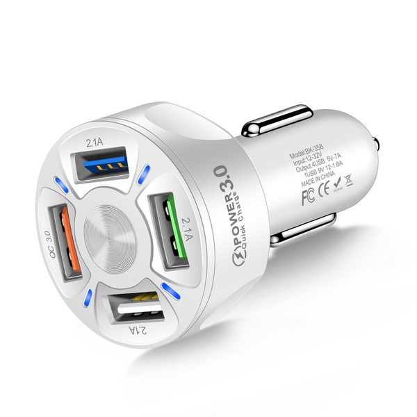 Multi-USB Car Charger Fast Charge Car Charger | Wish