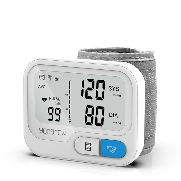 Automatic Digital Wrist Blood Pressure Monitor Sphygmomanometer ...