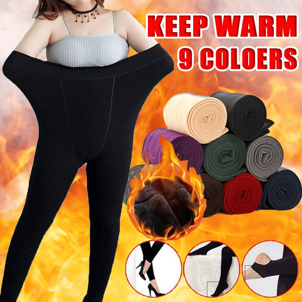 2022 New Women Warm Leggings Cold-resistant Pants Fashion Winter ...