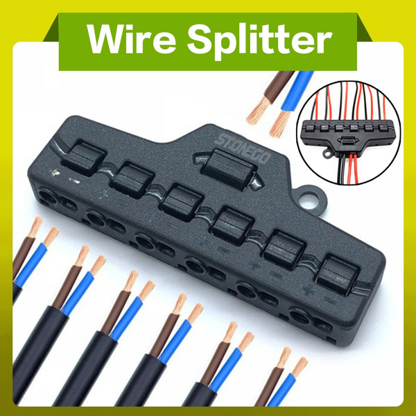 New Upgrade Quick Connect Low Voltage Wire Splitter Distribution Block ...