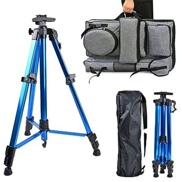 Color Aluminum Alloy Small Hand-operated Telescopic Easel Art Hand ...