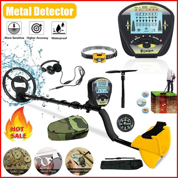 Bounty Hunter Metal Detector VLF 7 Coil Elf Gold Locator Hunt Treasure ...
