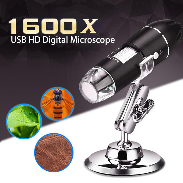1600X USB Digital Microscope Electronic Microscope Camera Endoscope 8 ...