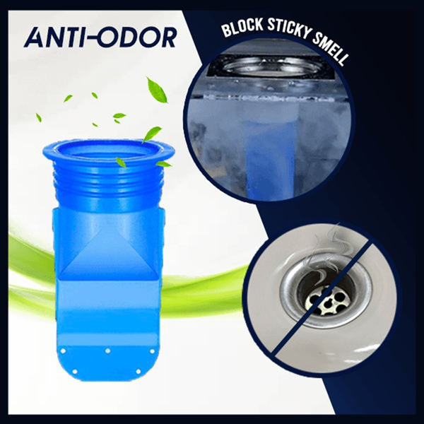 eodorization Bathroom Silicone Sink Strainer Shower Channel rain Anti ...