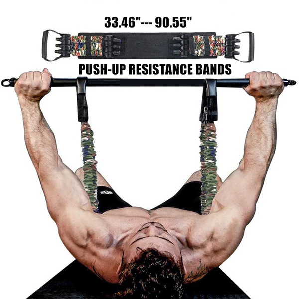 Adjustable Bench Press Push Up Resistance Bands Arm Expander Resistance ...