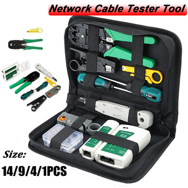 Portable Network LAN Cable Crimper Pliers Tools Kit Ethernet Network ...