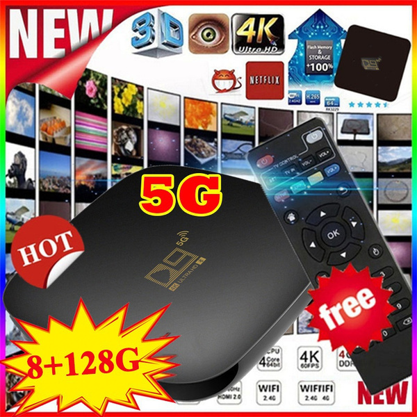 2022 NEW Upgrades 3D 4K 64 Bit Android 10.0 Quad Core Bluetooth Smart ...