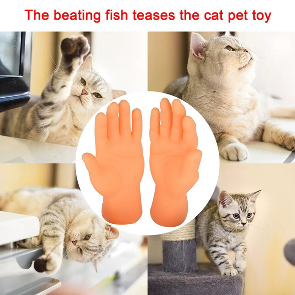 Mini Hands 1 Pair Creative Finger Fidget Toys Small Hand Tease Cat ...