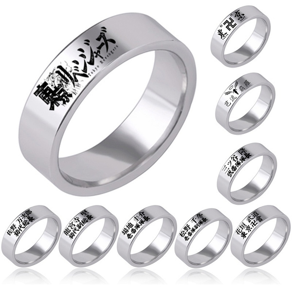 Anime Tokyo Revengers Ring Sano Manjiro Ryuguji Ken Baji Keisuke Draken ...