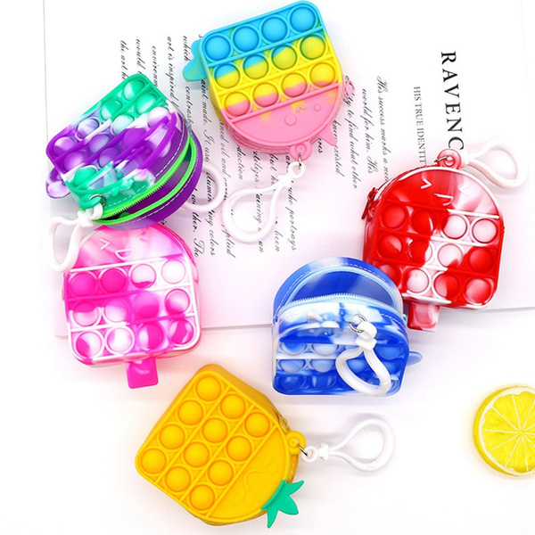 Pop Fidget Purse,Controller Purse,Push Pop Fidget Toy Simple Sensory ...