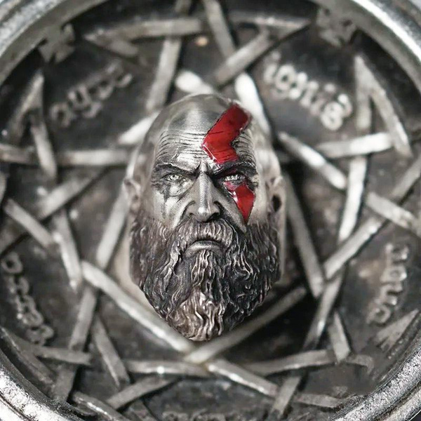Men's Fashion Creative Design Tough Domineering Old Man Ring Casual ...