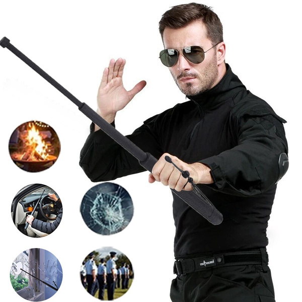 Equipment Baton Security Combat Portable Outdoor Telescopic Self ...