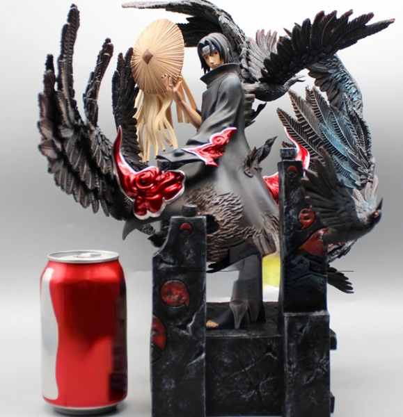 Akatsuki 36cm Gk Uchiha Itachi God Pvc Material Scene Statue Figure | Wish