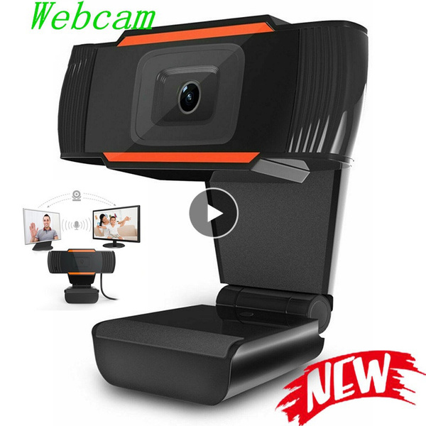480/720/1080P HD Webcam with Mic Rotatable PC Desktop Web Camera Cam ...