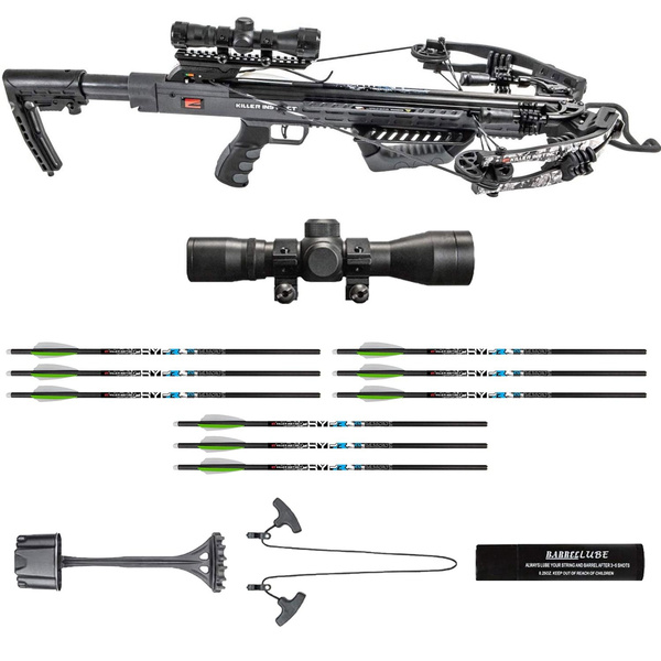 Killer Instinct Burner 415 Archery Crossbow w/ 9 HYPR Lite 20 Inch ...