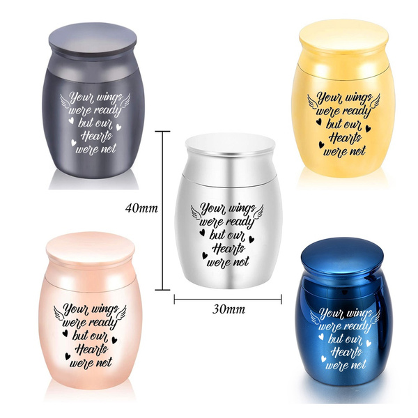 Angel wings cremation urn for ashes keepsake personalized ashes urn ...